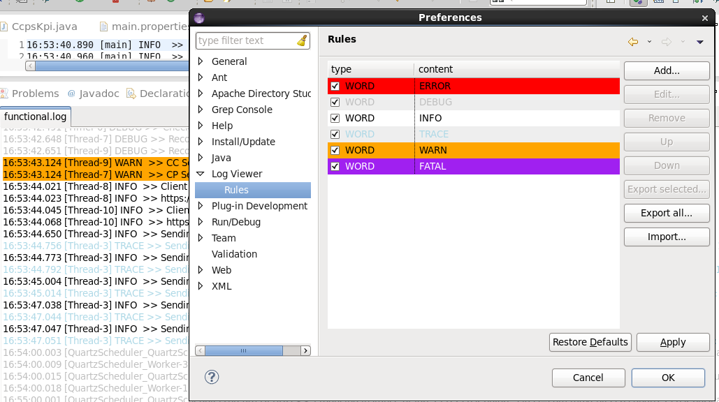 Bring color to your logs - OptimIT