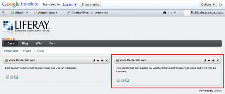Using Google Translate Toolbar with Liferay language localization - OptimIT
